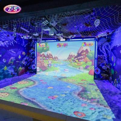 China Ocean Wave Effect AR Joyful Beach Interactive Projection Multiplayer Modes Games for sale