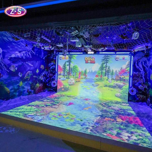 Quality Immersive Wall / Floor Displays AR Joyful Beach Interactive Games Entertainment for sale