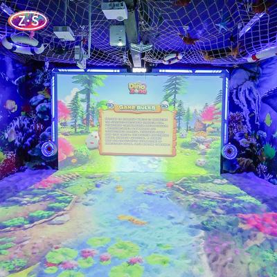 China AR Joyful Beach Interactive Game Active Play For Childrens Motor Skills for sale