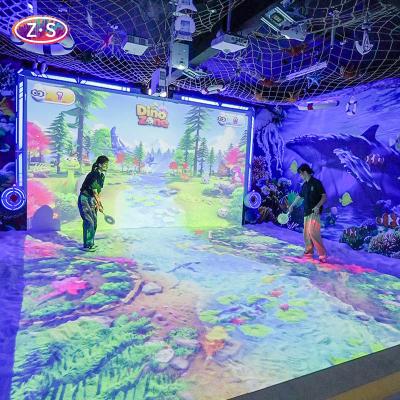 China Joyful Beach Projection Game Interactive Equipment For Indoor Learning Events for sale