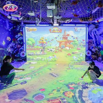 Beach Interactive Wall Projection Voice Interpretation AR Interactive Games For Playground