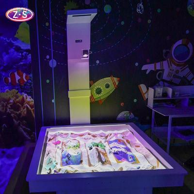 China 5 Games Interactive Sand Table Build Mountains And Rivers With Kinetic Learning for sale