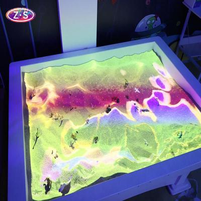 China 5 Games Interactive Sand Table Build Mountains And Rivers With Kinetic Learning for sale