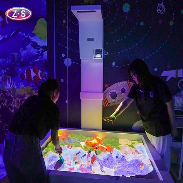 Quality 3800 Lumen AR Sandbox Kinect Sensor Augmented Sand Table Immersive Learning for sale