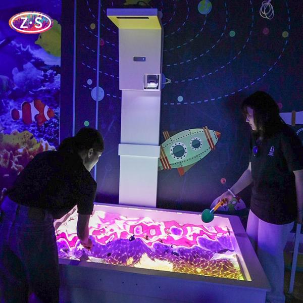 Quality Durable Laser AR Sandbox Teaching Geography Interactive Projection Sandbox for sale