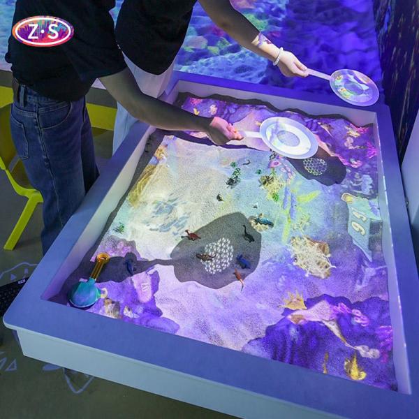 Quality 5 Themes Interactive Sand Table Game AR Augmented Sand Box Multi Scene for sale