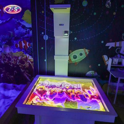 China Geography AR Sandbox 5 Fantasy Themes Interactive Sandpit For Schools for sale