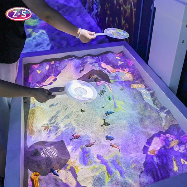 Quality Laser Projector Gaming Interactive Sandbox 1024*768 Augmented Reality Sand Table for sale