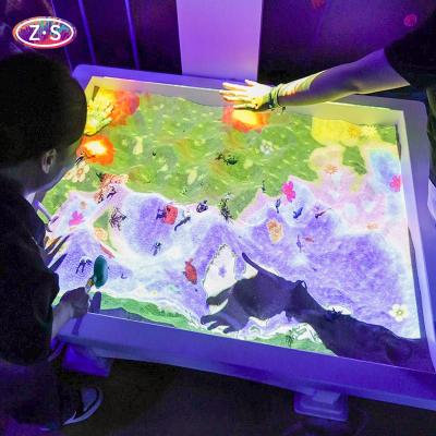China Durable Laser AR Sandbox Teaching Geography Interactive Projection Sandbox for sale