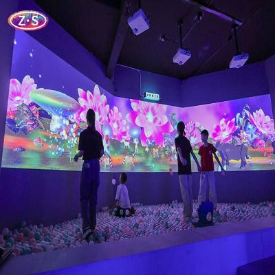 China 12m*2.2m Interactive Wall Games 3D Interactive Wall Projection System for sale