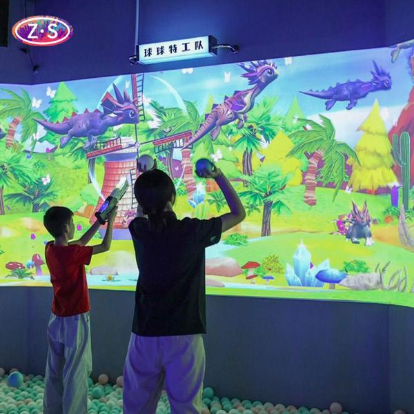 Quality 12m*2.2m Interactive Wall Games 3D Interactive Wall Projection System for sale