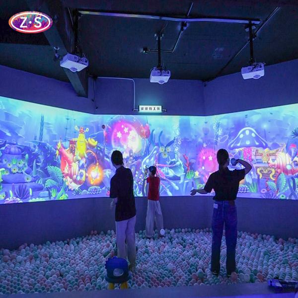 Quality Magic Wall Interactive Games Laser Source DLP Interactive Wall Projector Games for sale