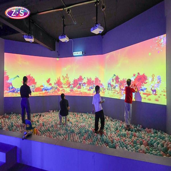 Quality 12m*2.2m Interactive Wall Games 3D Interactive Wall Projection System for sale