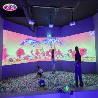 Quality 3*2.2m-12*2.2m Interactive Projection Wall One Button Switch Remote Control for sale