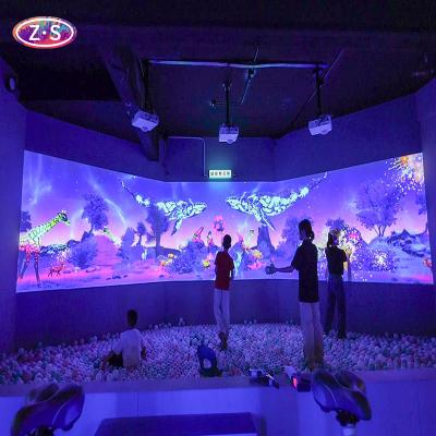 China Smash Interactive Gaming Projector System 12*2.2m Large Screen for sale