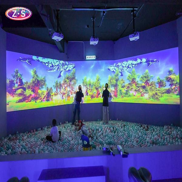 Quality 3*2.2m-12*2.2m Interactive Projection Wall One Button Switch Remote Control for sale