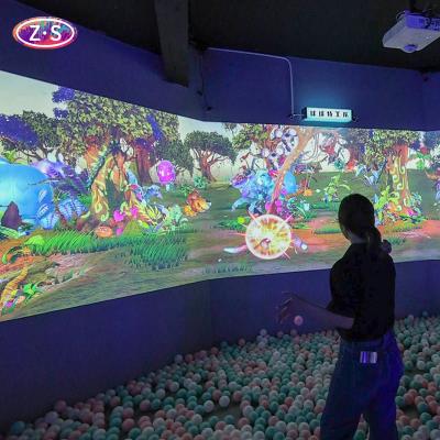 China Advanced Motion Tracking Immersive Large Screen Wall Projection games For Parks for sale