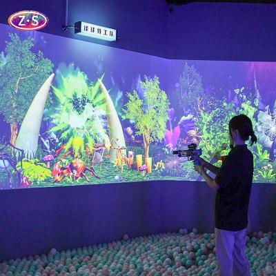 China 3*2.2m-12*2.2m Interactive Projection Wall One Button Switch Remote Control Operation for sale