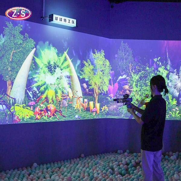 Quality 3*2.2m-12*2.2m Interactive Projection Wall One Button Switch Remote Control for sale