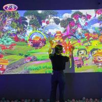 China Commercial Interactive Display 12 Game Themes Immersive Large Screen Wall Projection System for sale