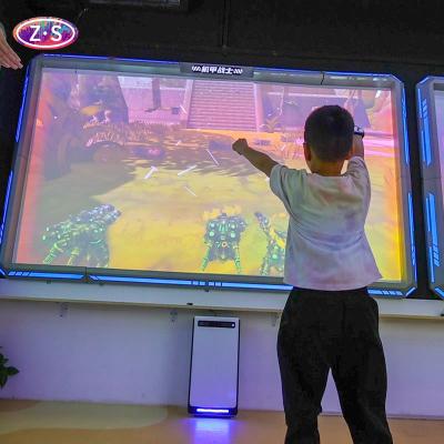 China Full Body Motion Sensing Game Mech Warrior Interaction Wall Projector Game for sale
