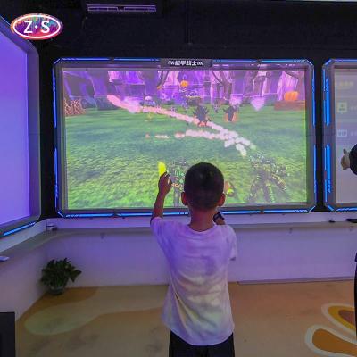 China Interactive Mech Warrior Game Multiple Players Interactive Projector Game System for sale