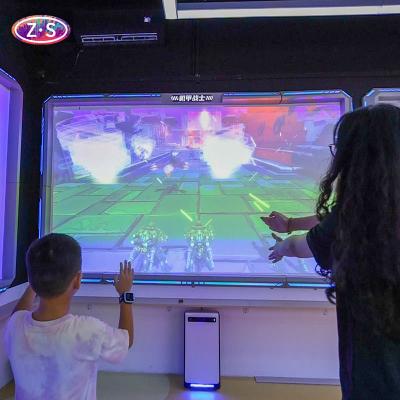 China Motion Sensing Mech Warrior 1920x1200 Interactive Projection Games for sale