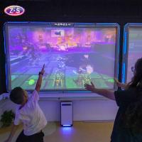 China Skeleton Battle Mech Warrior Interactive Projector Game System with 6-Player Support and 8 Dynamic Games for sale