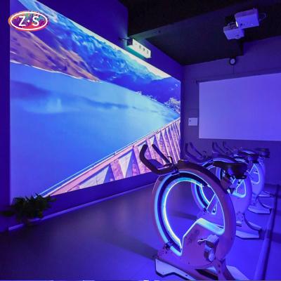 China Dynamic Indoor Cycling Simulator Multiplayer Realistic Bike Simulator for sale