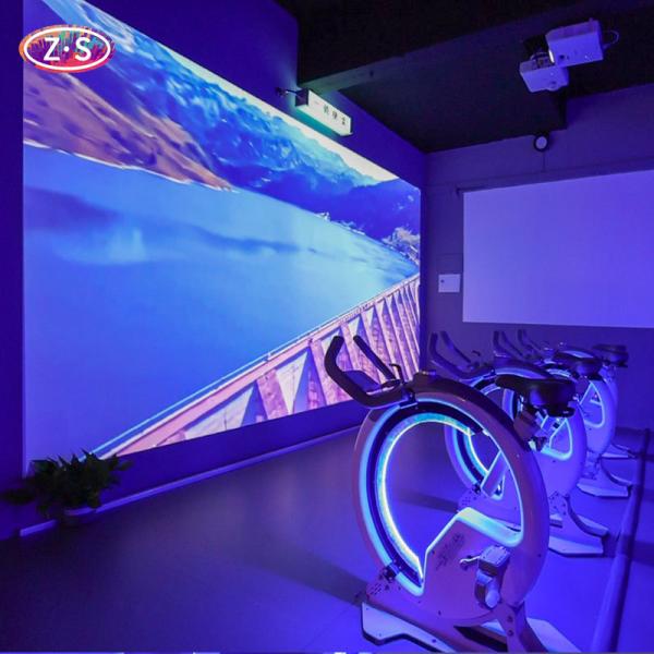 Quality Dynamic Indoor Cycling Simulator Multiplayer Realistic Bike Simulator for sale