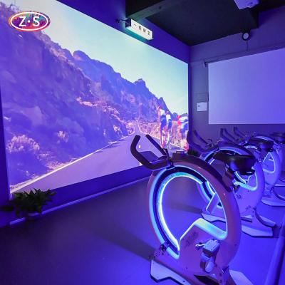 China Multi Language AR Bicycle Simulator Interactive Cycling Experience Sports Games for sale