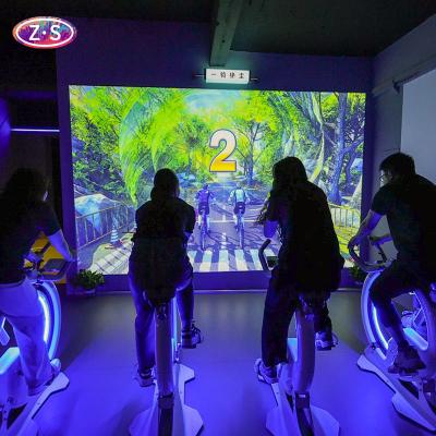 Китай Реалистическое моделирование местности Динамический велосипедный симулятор завоевывает виртуальные тропы продается