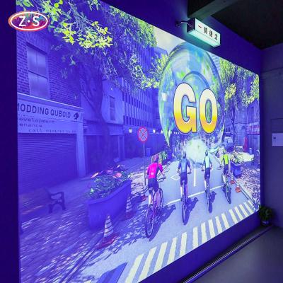 China 1920*1200 Projector Bicycle Simulator Virtual Reality Exercise Games for sale