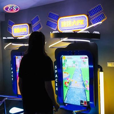 중국 43인치 HD 화면 기술 모션 센싱 트램펄린 내구성이 뛰어난 디스플레이 디자인 판매용