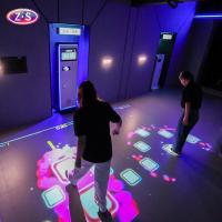 China All-in-One Portable Interactive Floor System 4000 Lumen Laser Projector 1920x1200 HD for sale