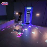 China Interactive Floor Projection Game System 48 Games 400cm x 250cm Multiplayer Sports Entertainment for sale