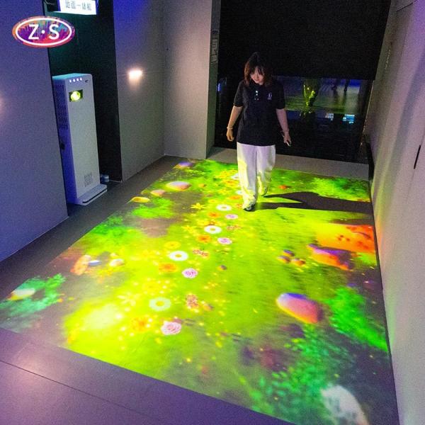 Quality Vivid Colors Interactive Floor Projectio Game Ultra Short Throw For Play Center for sale