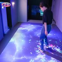 China All In One Interactive Floor 4000 Lumens 1920x1200 for Museums Hotels for sale
