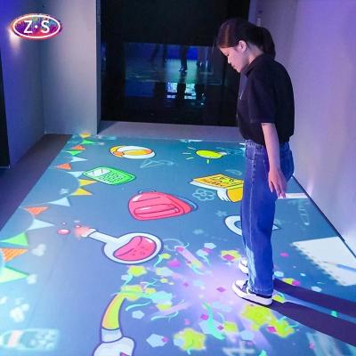 China 4000 Lumen Interactive Floor Games HD Interactive Floor Projector Game For Kids Gyms for sale