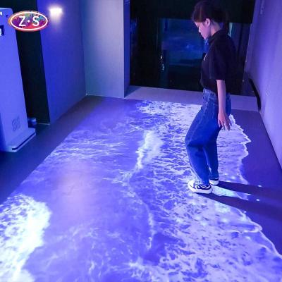 China Effortless Portability Smart Interactive Floor Projector for Family Entertainment Zone for sale