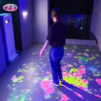 China Compact All In One Interactive Floor Projector 4000 Lumen 3LCD HD with 80 Built In Games for sale