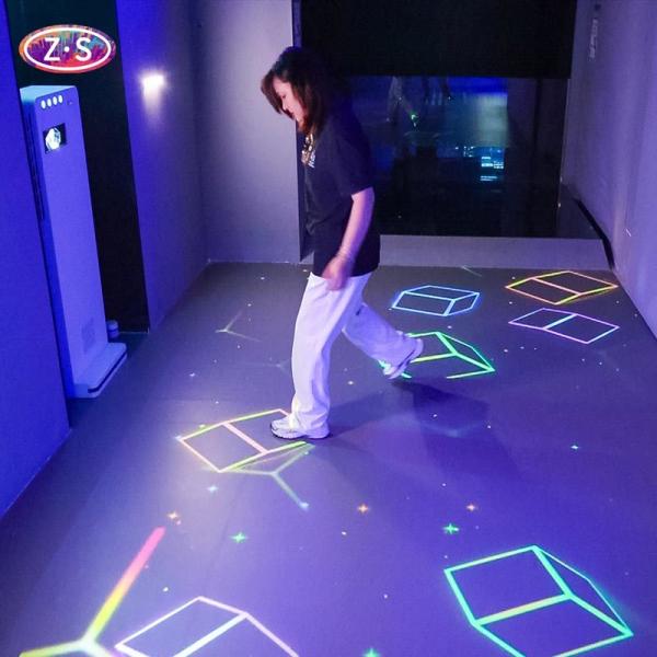 Quality Easy Move All-In-One Floor Station 3LCD Technology Interactiv Projection Games for sale