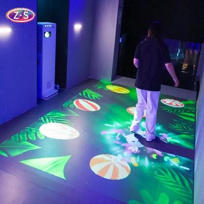 China Museums Interactive Floor Projector Game 80 Visual Themes 4000 Lumen for sale