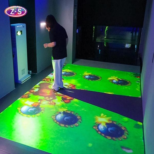Quality 4000 Lumens 1920*1200 Interactive Floor System Real Time For Leisure Centers for sale
