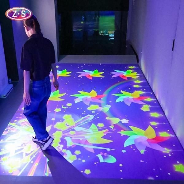 Quality 1920x1200 Floor Projector Game System Multi Players Interactive Floor Display for sale