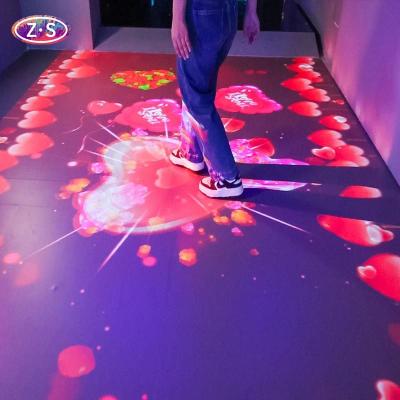 China 4*2.5m Interactive Floor System Eggs Theme Childrens Games Projected On Floor for sale