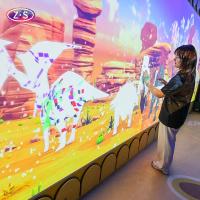 China Interactive Coloring Wall with Real-Time Recognition System for Kids Play Areas for sale