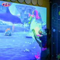 China Interactive Coloring Wall Featuring Self-Developed Multiplayer Sync for 20+ Kids for sale