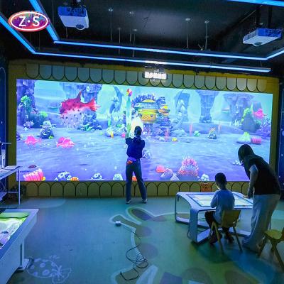 Cina Alta luminosità  Gioco di disegno interattivo a parete Tecnologia di visualizzazione DLP in vendita