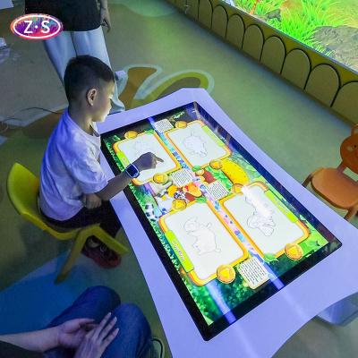China 3D Visualization Interactive Digital Painting Multi Sensory Interactive Projector Games for sale